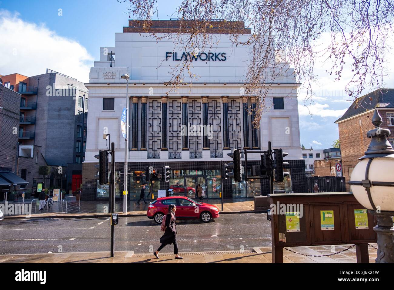 London, April 2022: Filmworks in Ealing, West London- a new development ...