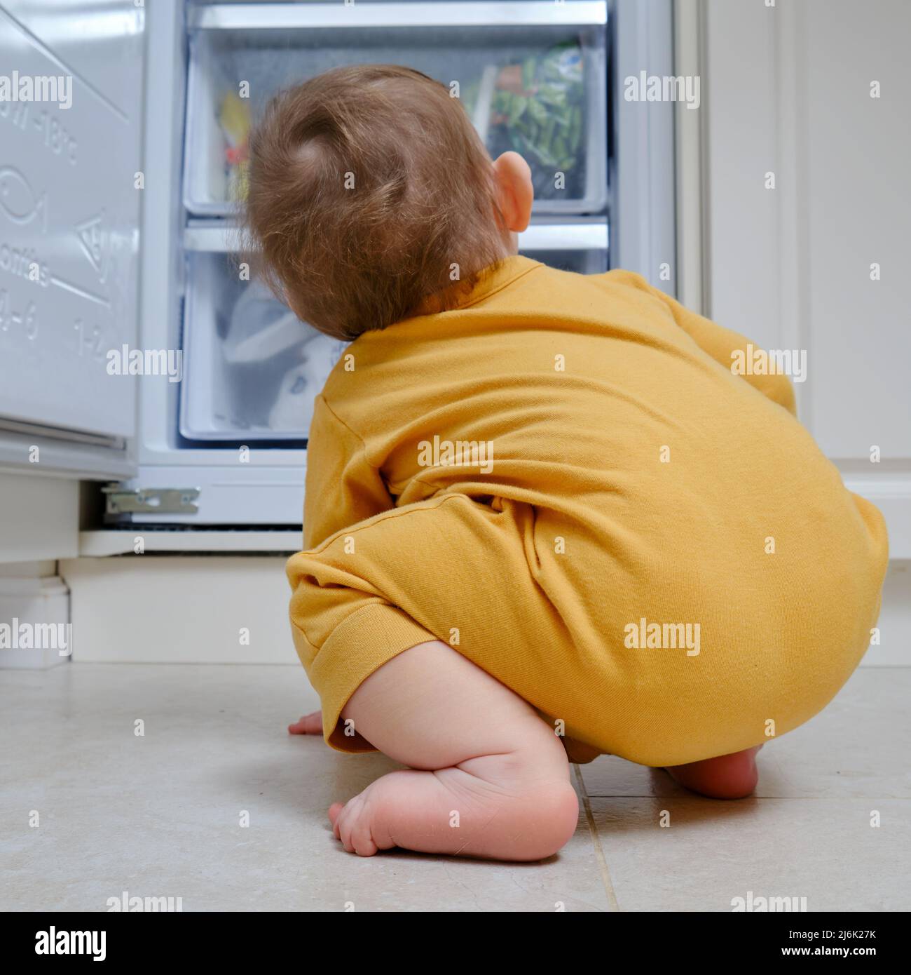 Food in fridge warning hi-res stock photography and images - Alamy