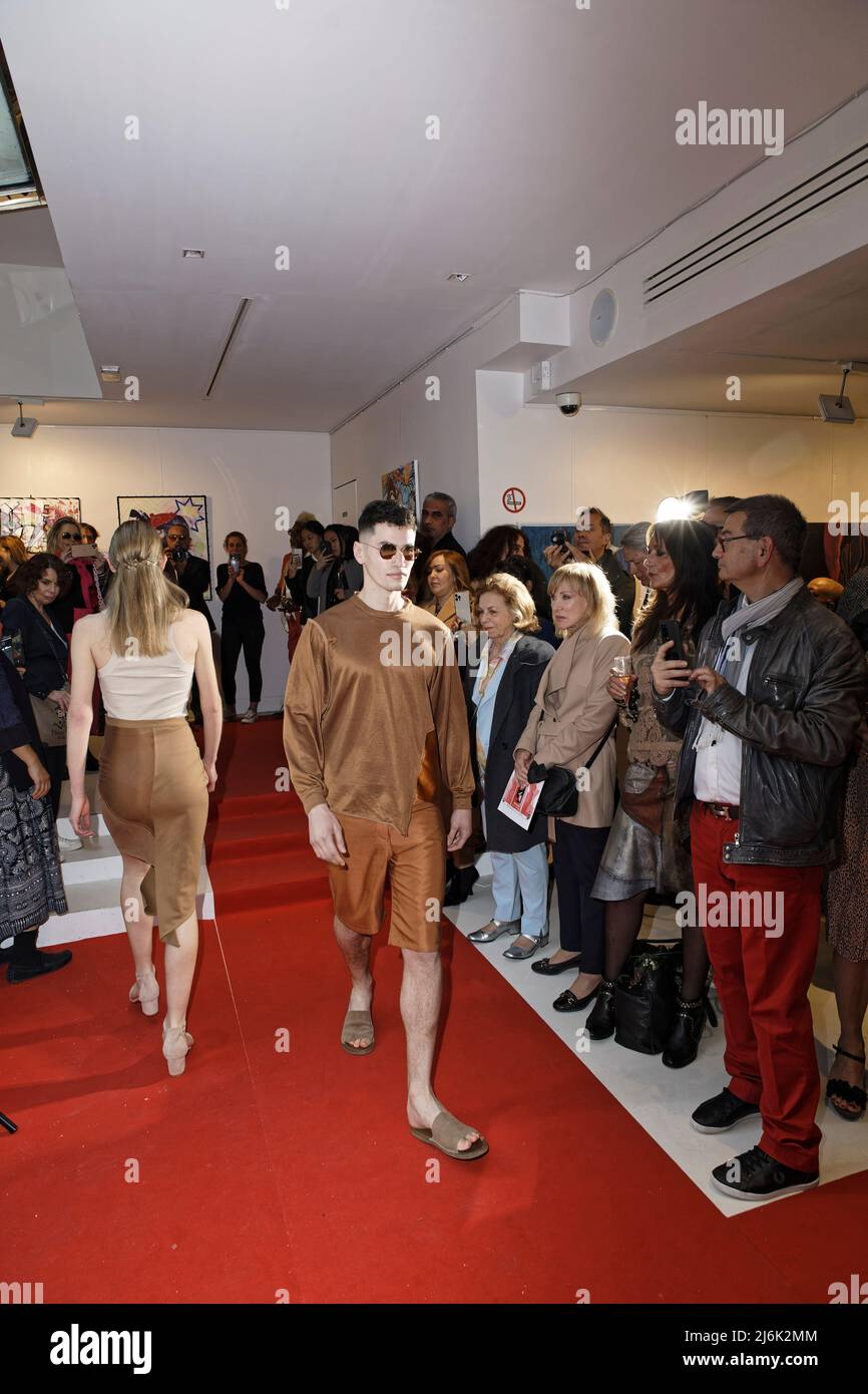 Paris, France. 1st May, 2022. A model dressed by Paola Pimentel for ...
