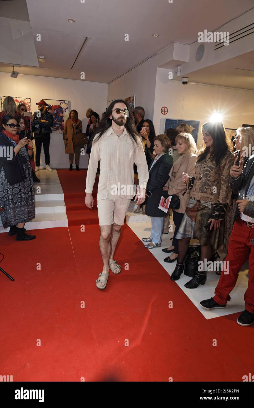 Paris, France. 1st May, 2022. A model dressed by Paola Pimentel for ...