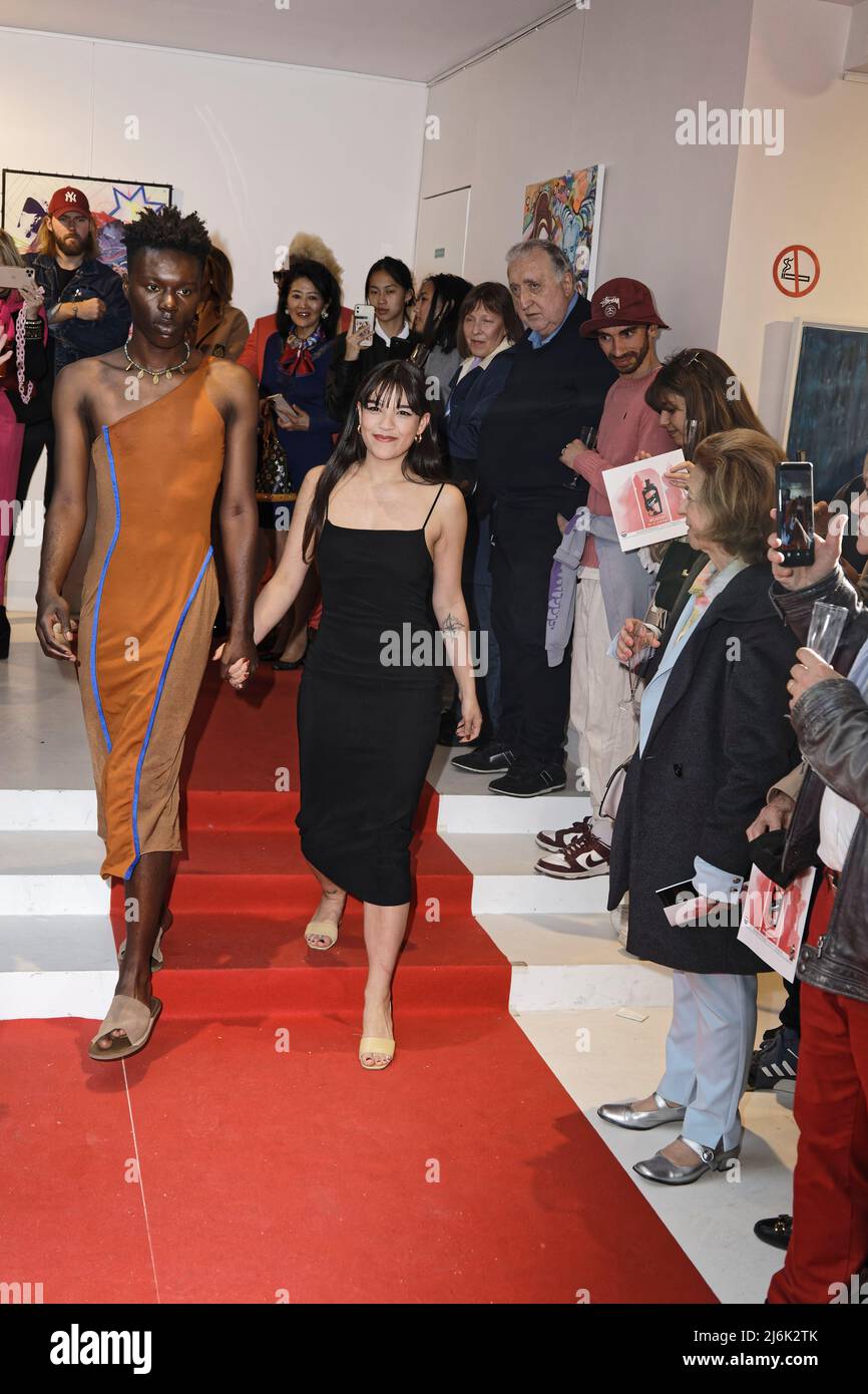 Paris, France. 1st May, 2022. A model dressed by Paola Pimentel for ...