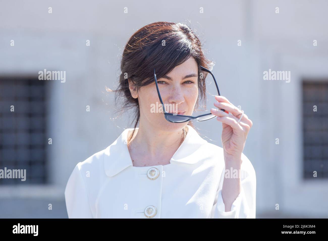Rome, Itatly, 02/05/2022, Italian actress Rosa Palasciano in front of ...