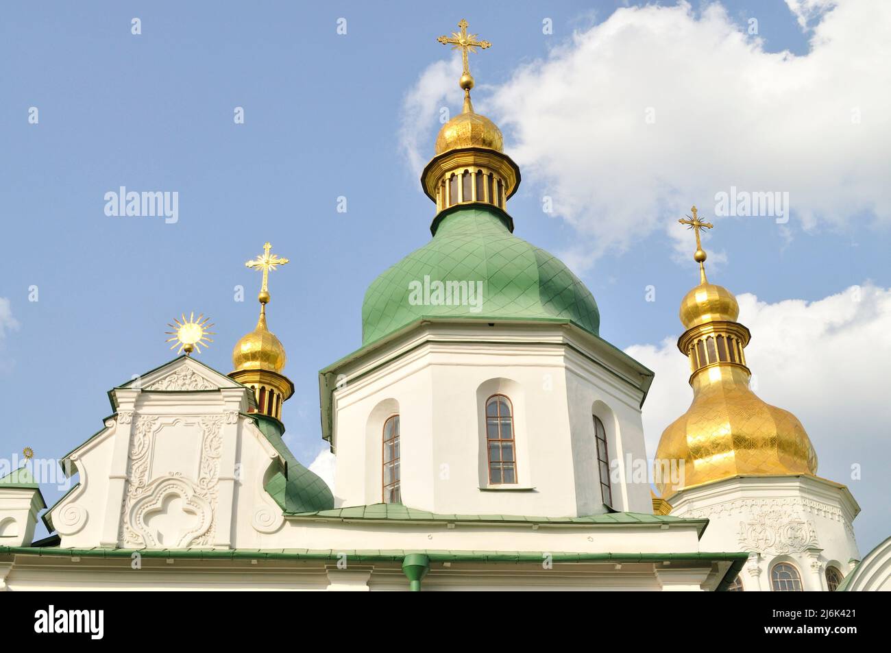 Saint Sophia's Cathedral domes - Kiev, Ukraine Stock Photo - Alamy