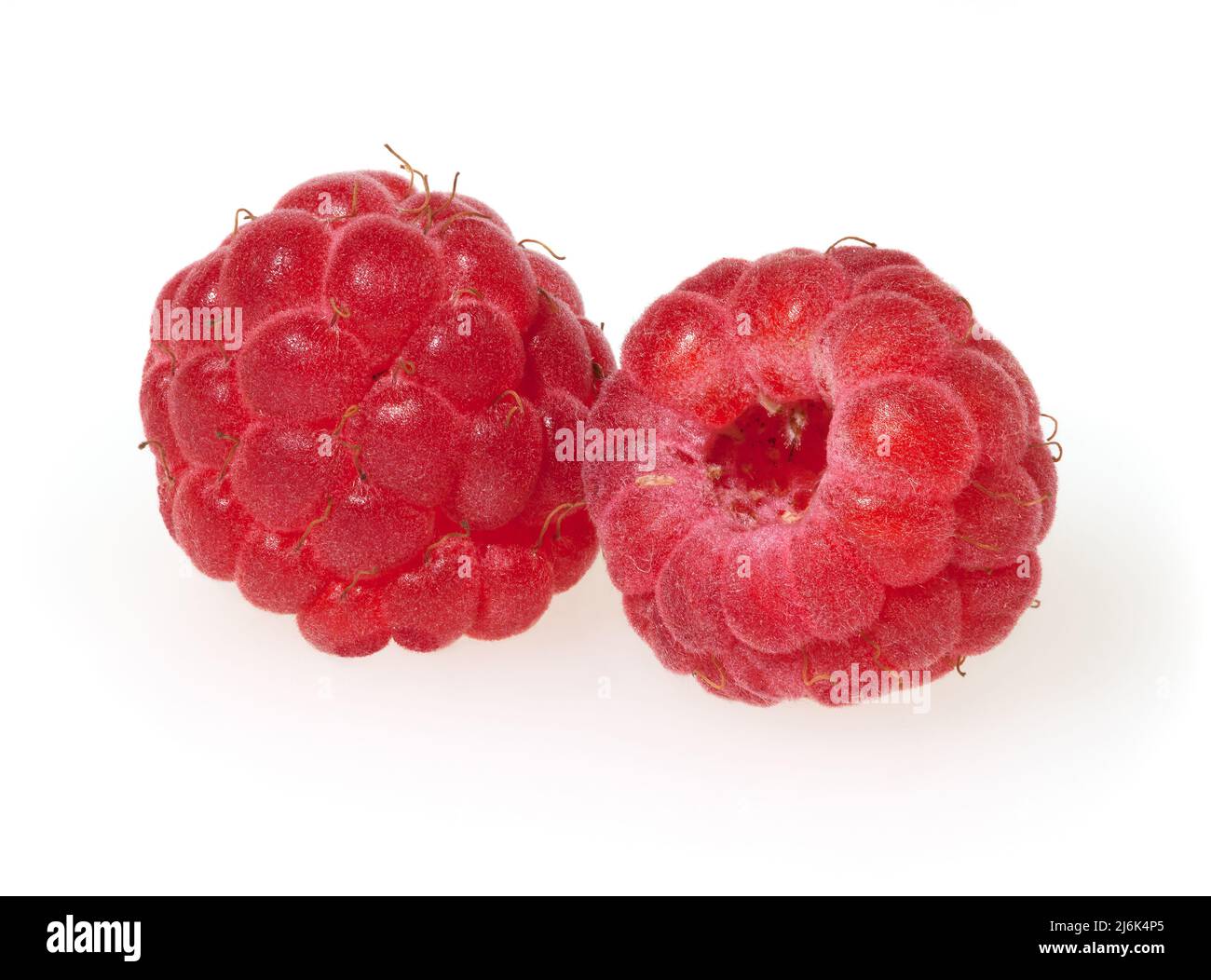 Raspberry isolated on white background Stock Photo - Alamy