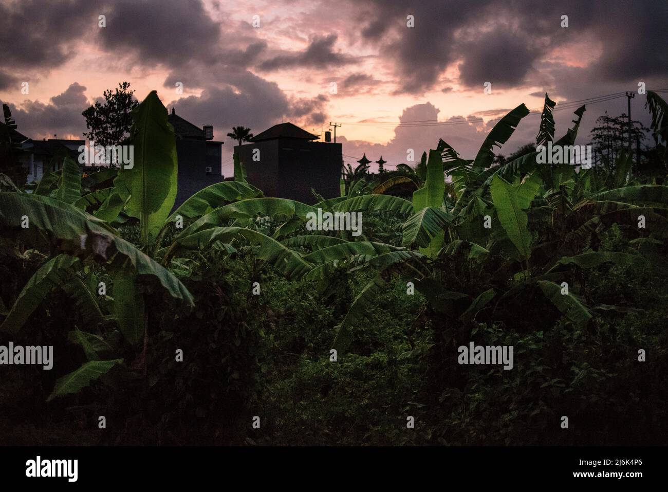 Evening sky in North Kuta, Bali, Indonesia Stock Photo - Alamy