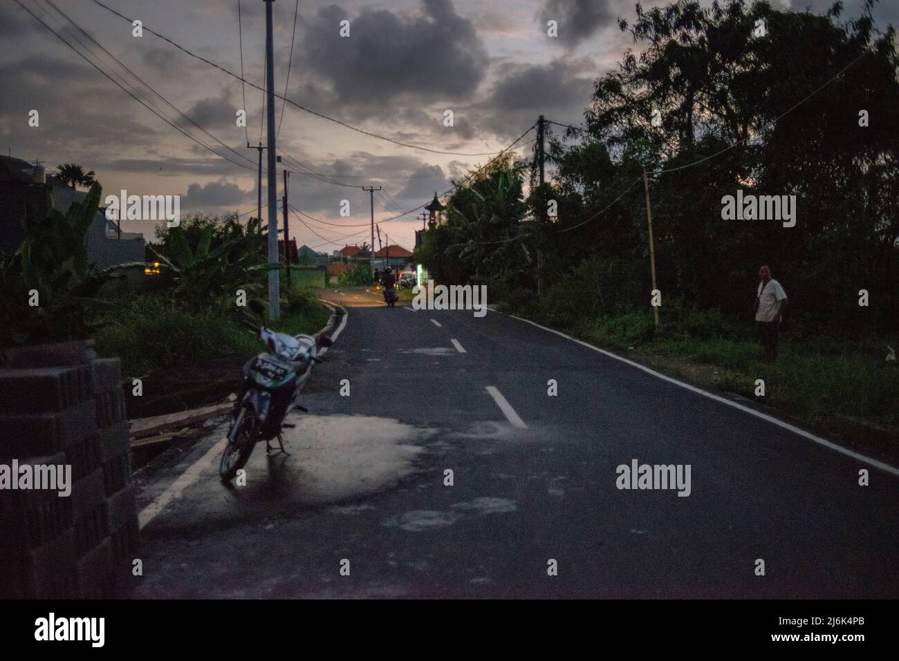 Evening sky in North Kuta, Bali, Indonesia Stock Photo - Alamy