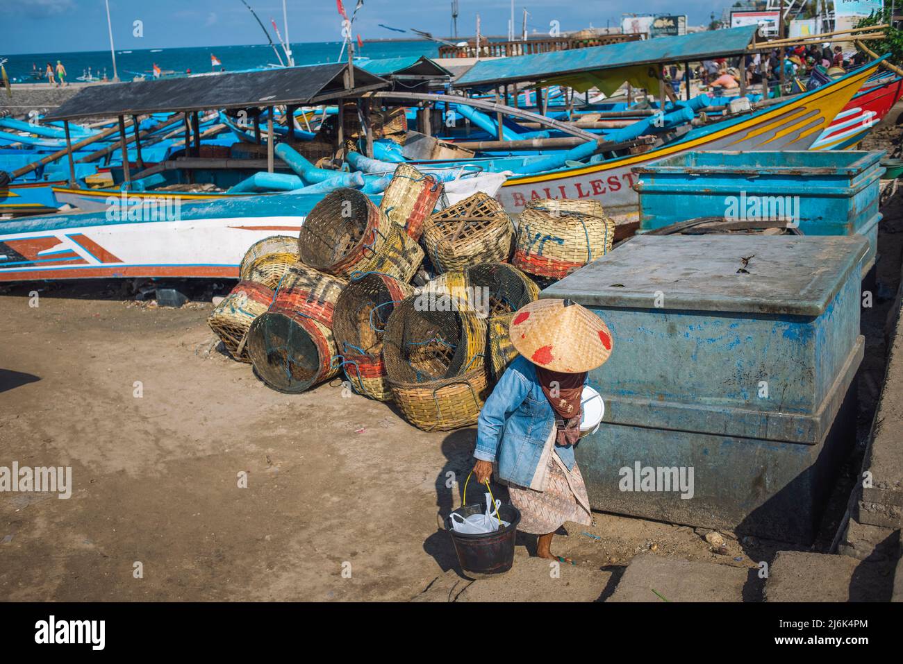 A port in Bali, Indonesia Stock Photo - Alamy