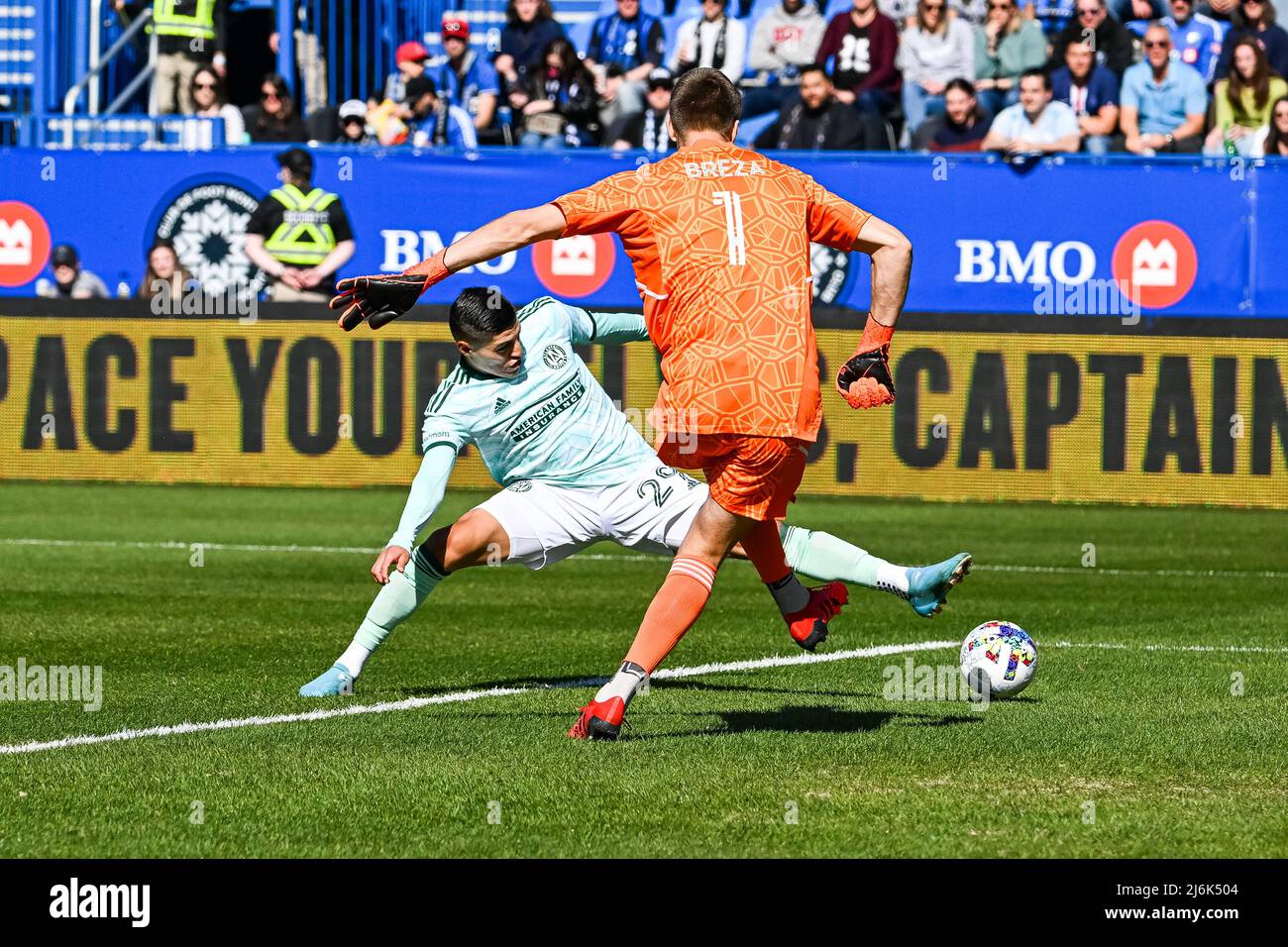 MONTREAL, QC - APRIL 30: Atlanta United FC forward Ronaldo Cisneros (29 ...