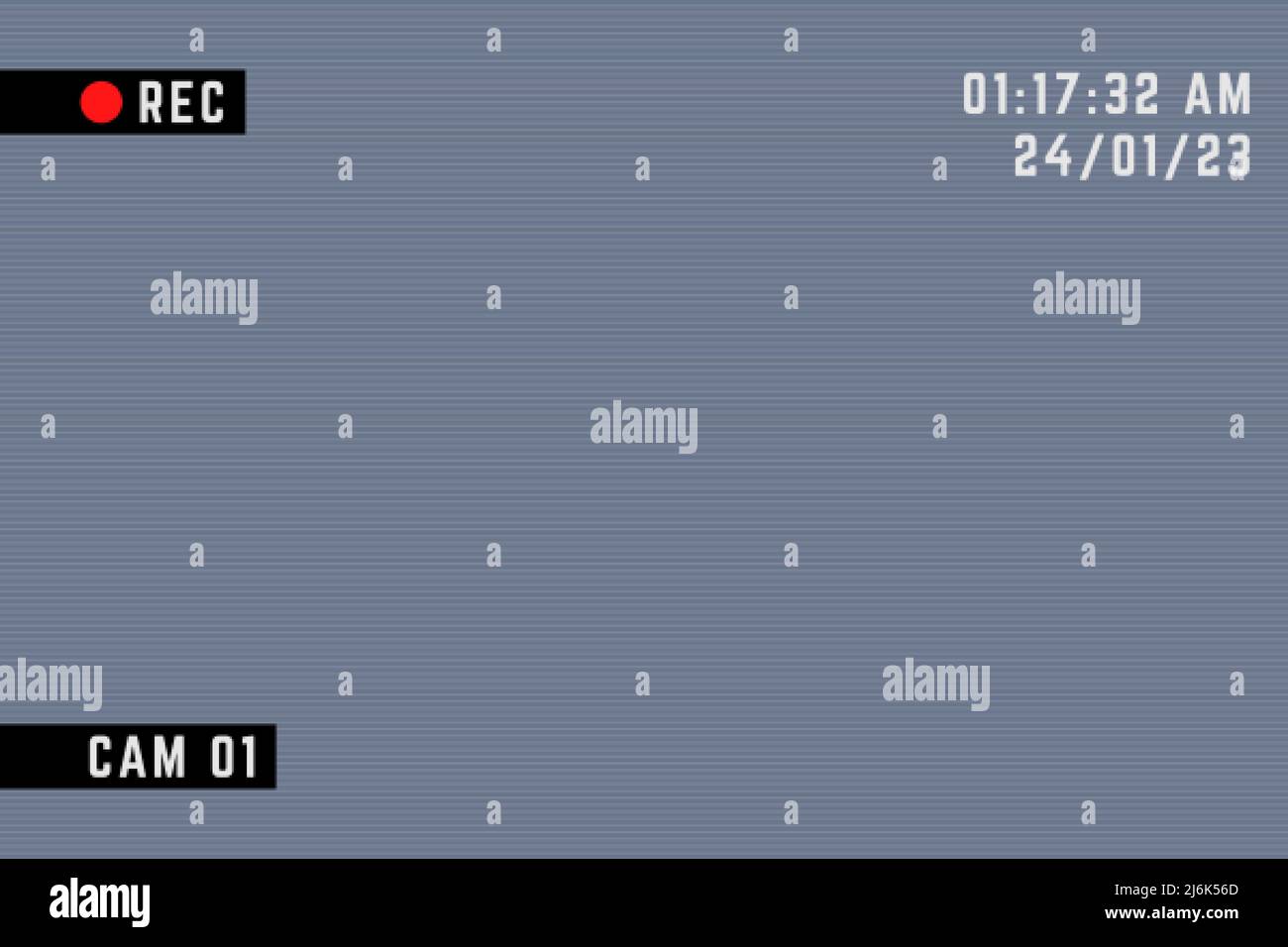 Security camera 3x2 video frame. Camcorder ui overlay. Videocamera ...