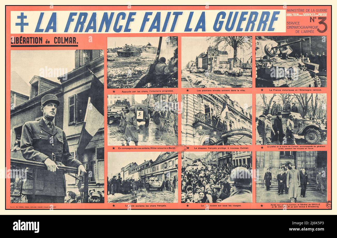 1945 french ww2 propaganda poster hi-res stock photography and images ...