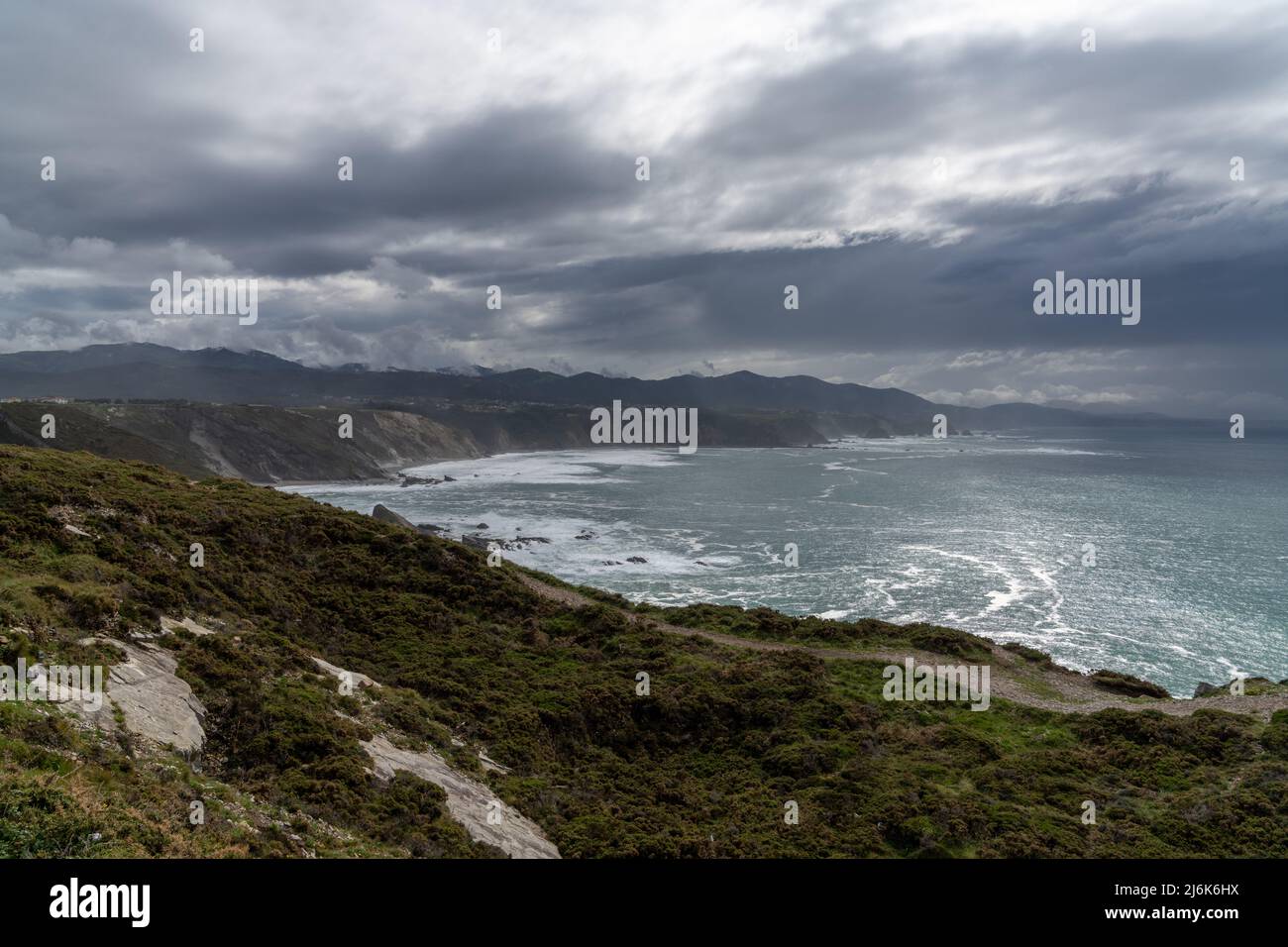 Costa verde cliffs hi-res stock photography and images - Alamy