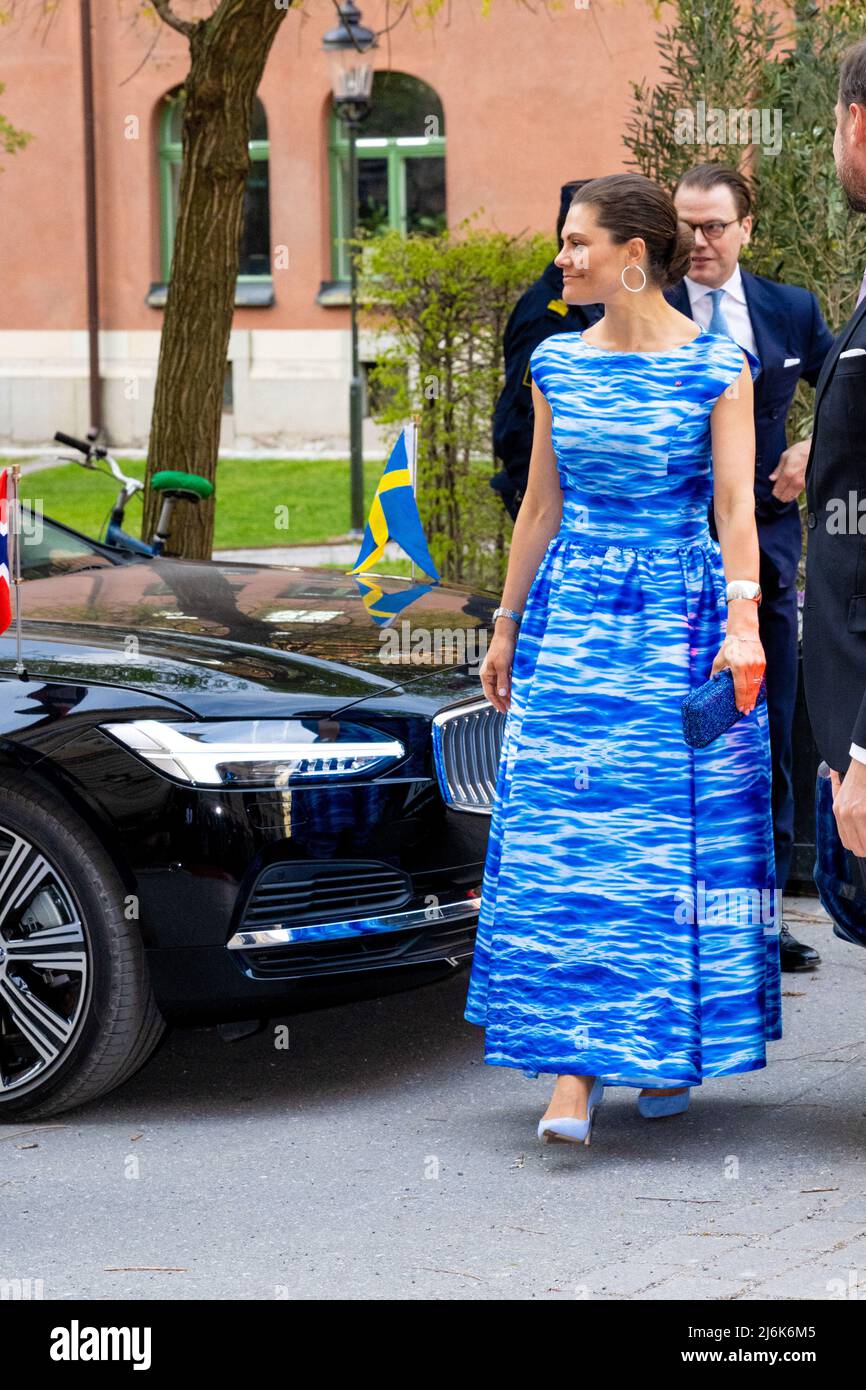 Crown Princess Victoria and Prince Daniel of Sweden during a visit to ...