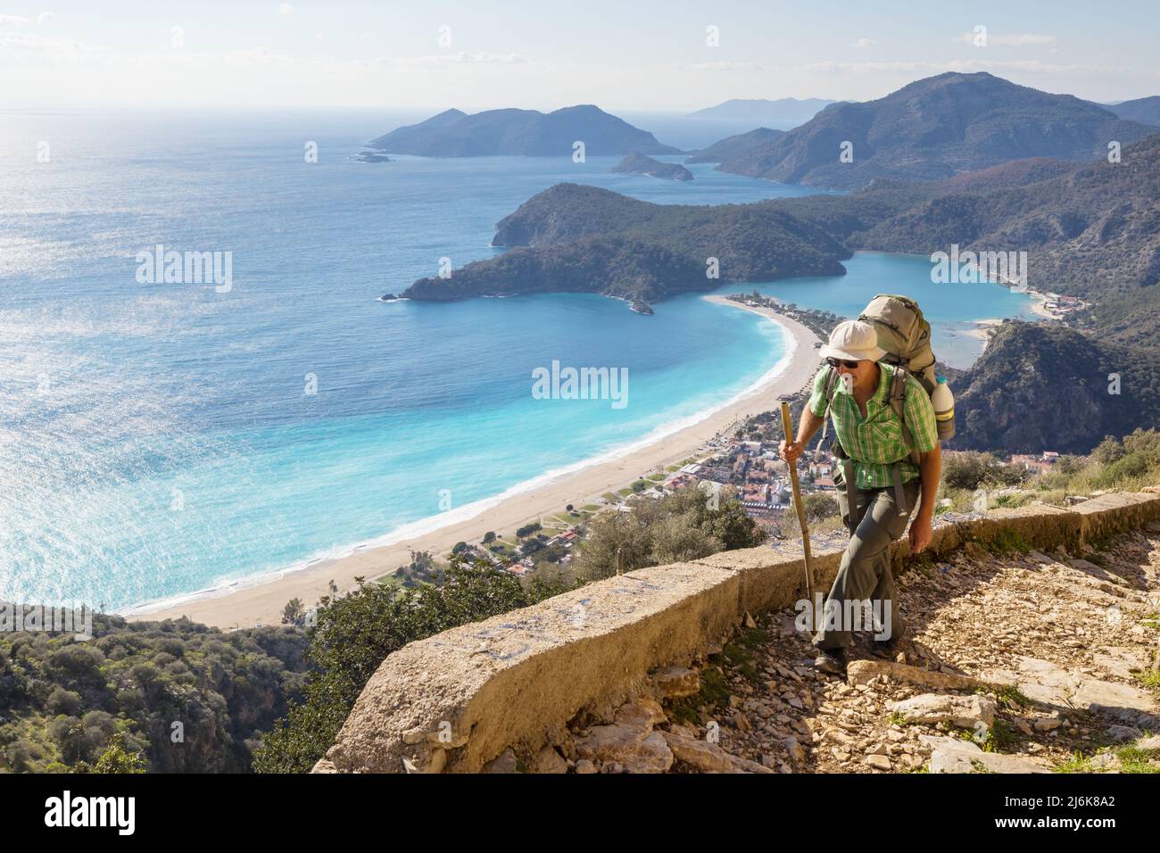 Beautiful nature landscapes in Turkey mountains. Lycian way is famous ...