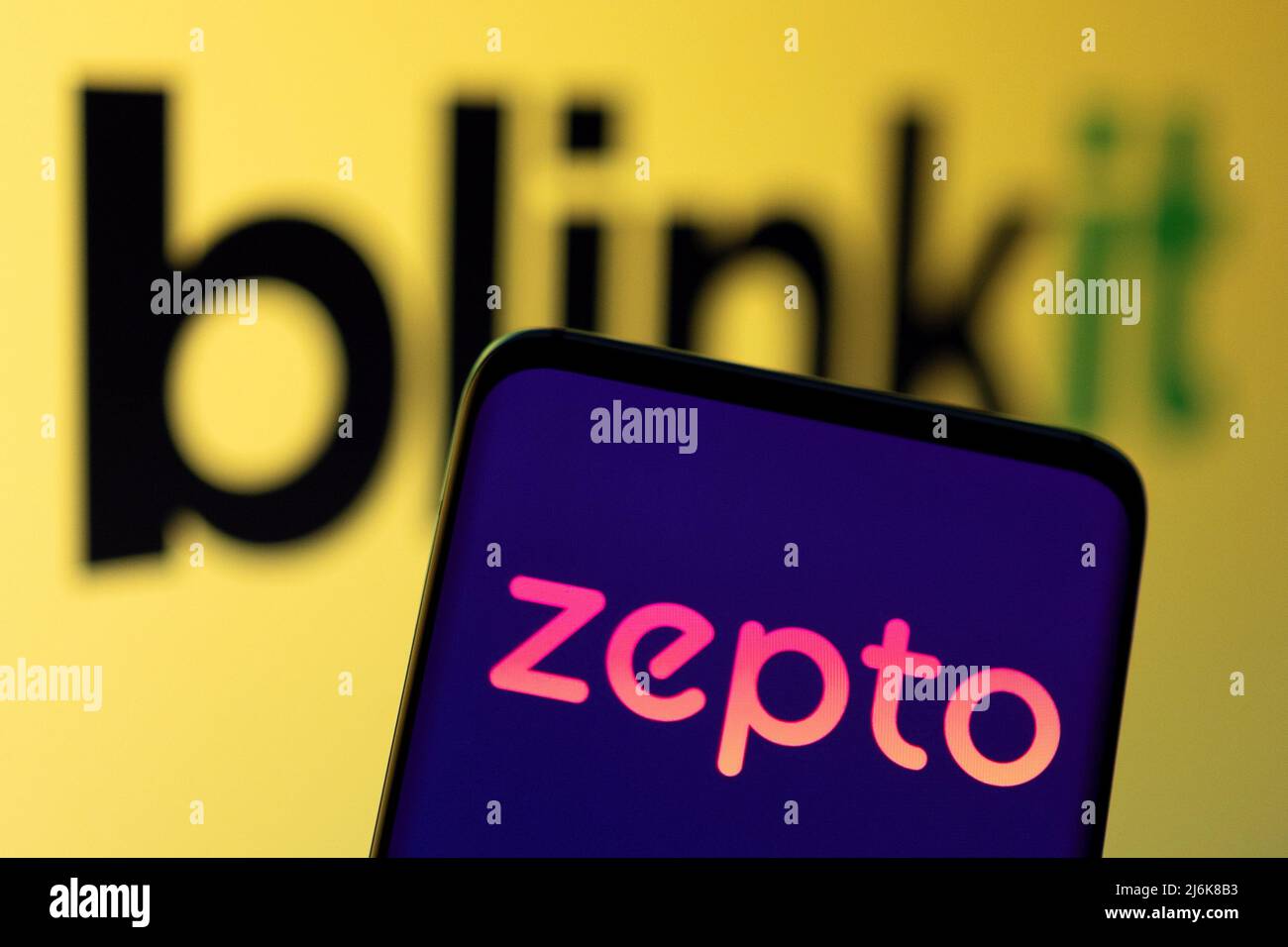Zepto logo hi-res stock photography and images - Alamy