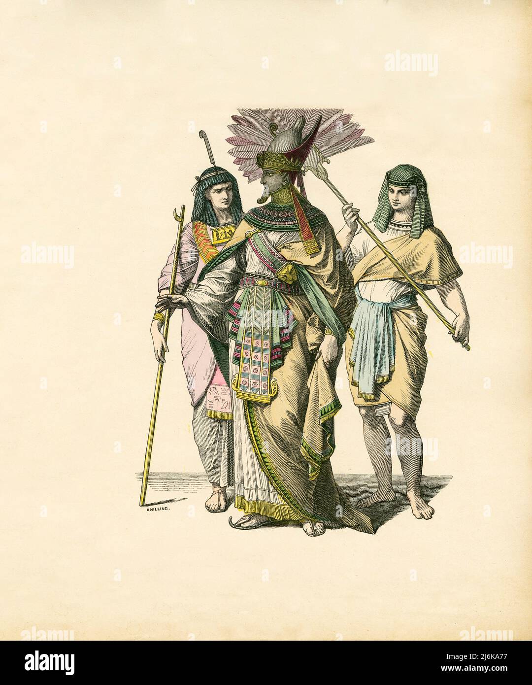 Egyptian Court Official, Egyptian King, Fanbearer, Ancient Near East ...
