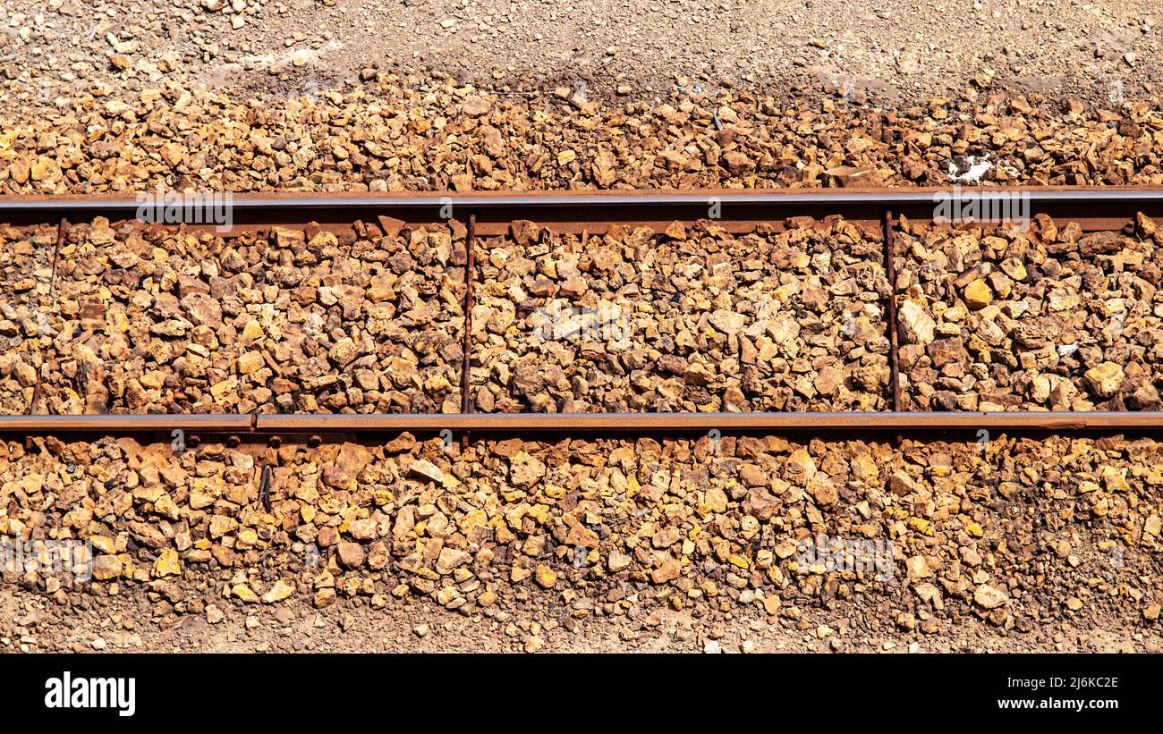 Detail of old railway tracks Stock Photo - Alamy