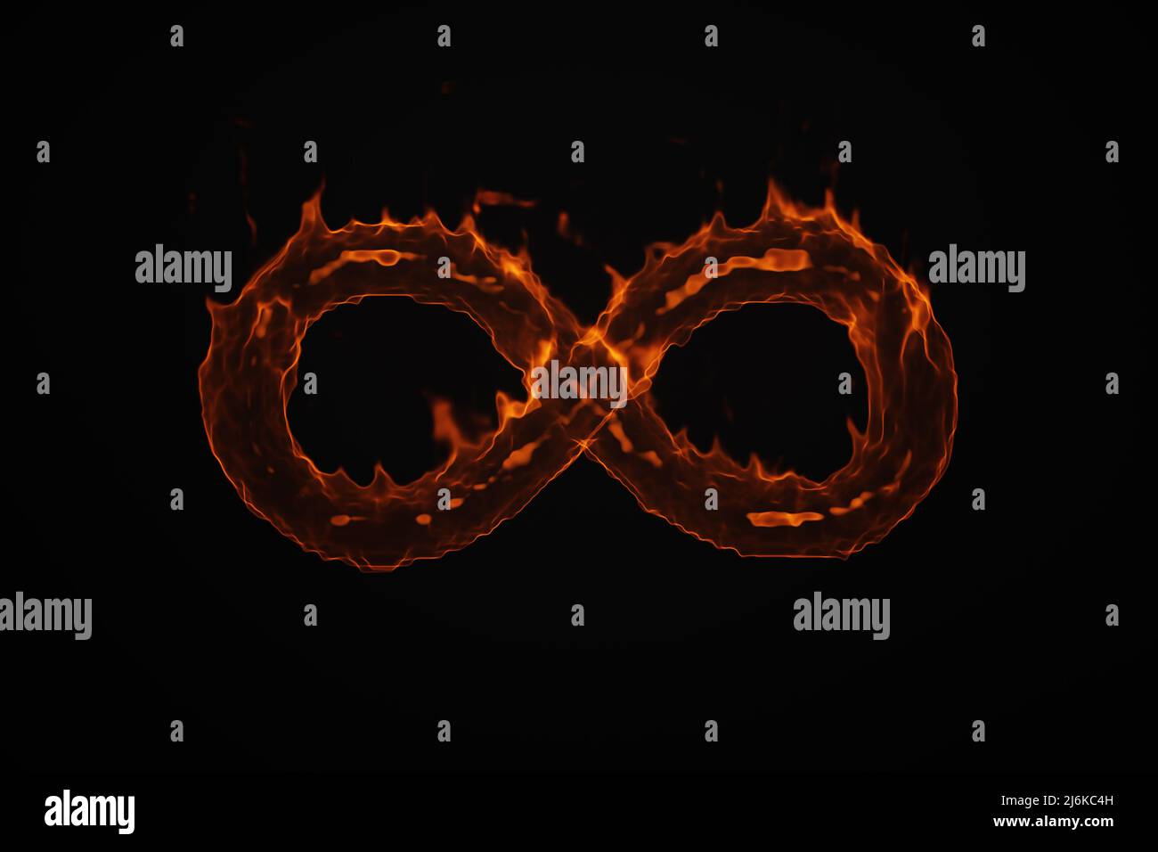 Burning infinity sign in hi-res stock photography and images - Alamy