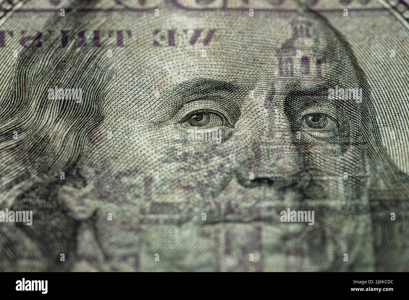 100 dollar bill watermark hi-res stock photography and images - Alamy