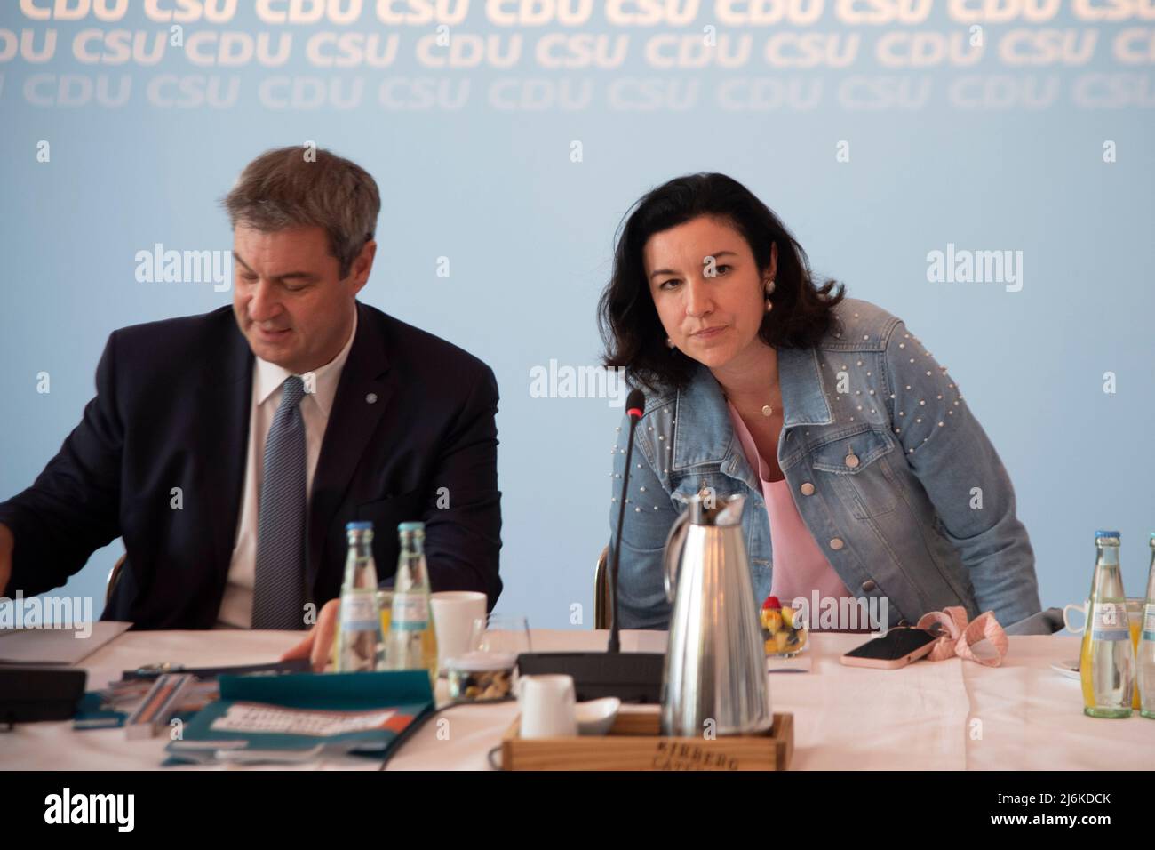 from left: Markus SOEDER, Soder, CSU chairman and Bavarian Prime ...