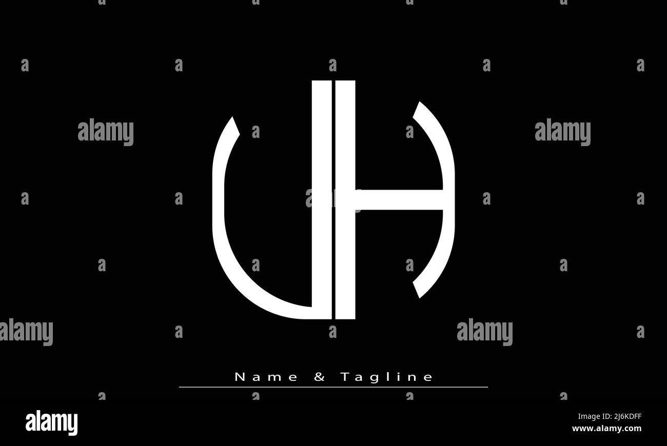 Alphabet letters Initials Monogram logo UH , HU Stock Vector Image & Art - Alamy