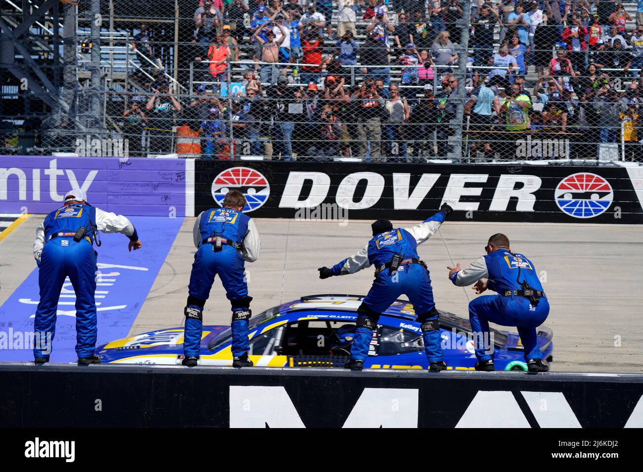Dover, DE, United States of America: May 2, 2022, Chase Elliott wins ...