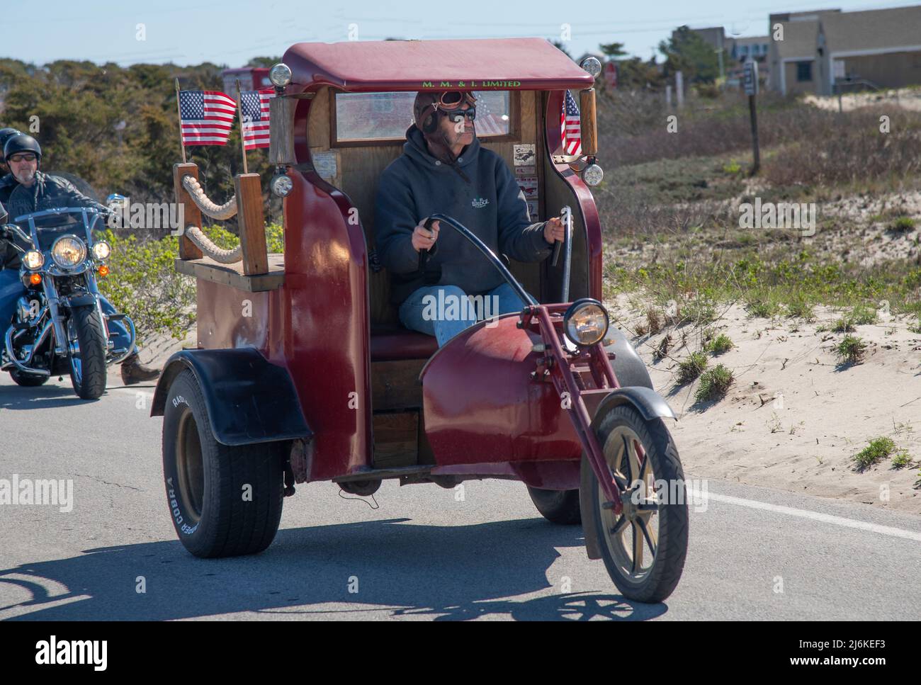 Blessing of the Motorcycles - West Dennis Beach (Cape Cod). A custom ...