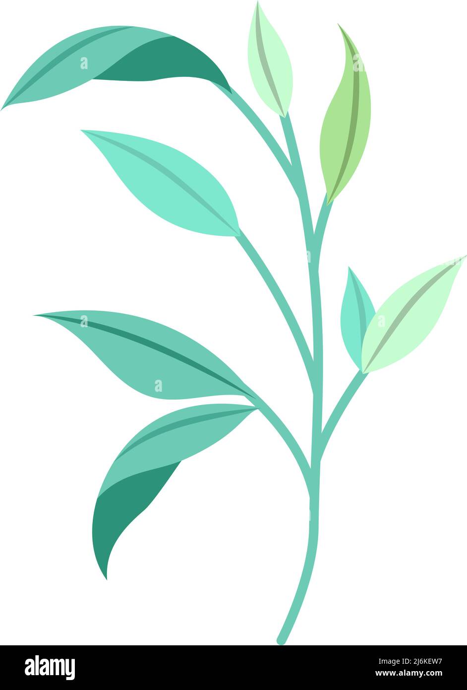 cute green stem Stock Vector Image & Art - Alamy