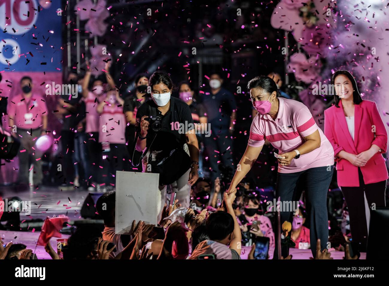 Singapore, Singapore, Singapore: May 1, 2022, Philippine presidential ...