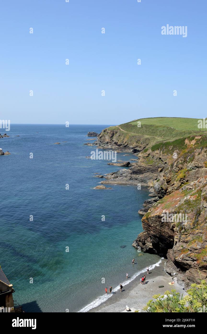 lizard point Cove, Cornwall - 20 July 202: Views of lizard point Stock ...