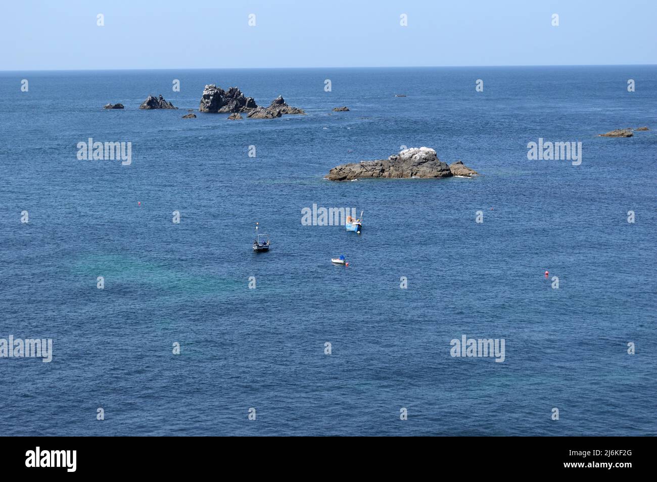 lizard point Cove, Cornwall - 20 July 202: Views of lizard point Stock ...