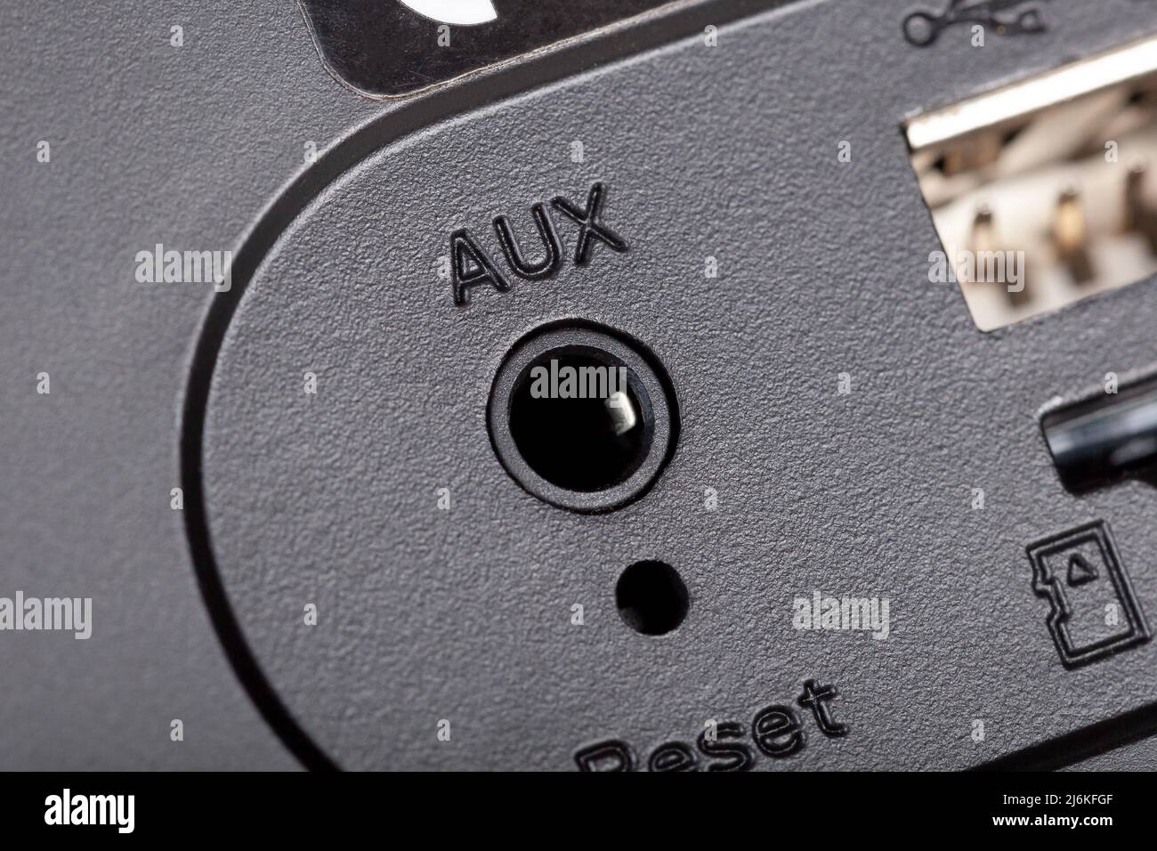 Aux socket hi-res stock photography and images - Alamy
