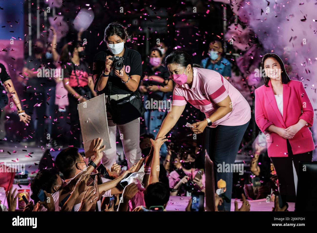 Singapore, Singapore, Singapore: May 1, 2022, Philippine presidential ...