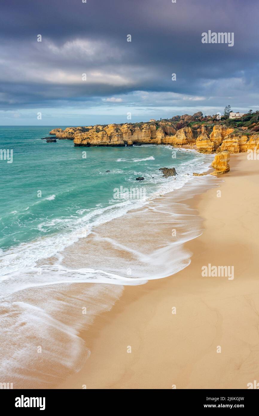 Sao Rafael beach, Albufeira coast, Algarve, Portugal Stock Photo - Alamy