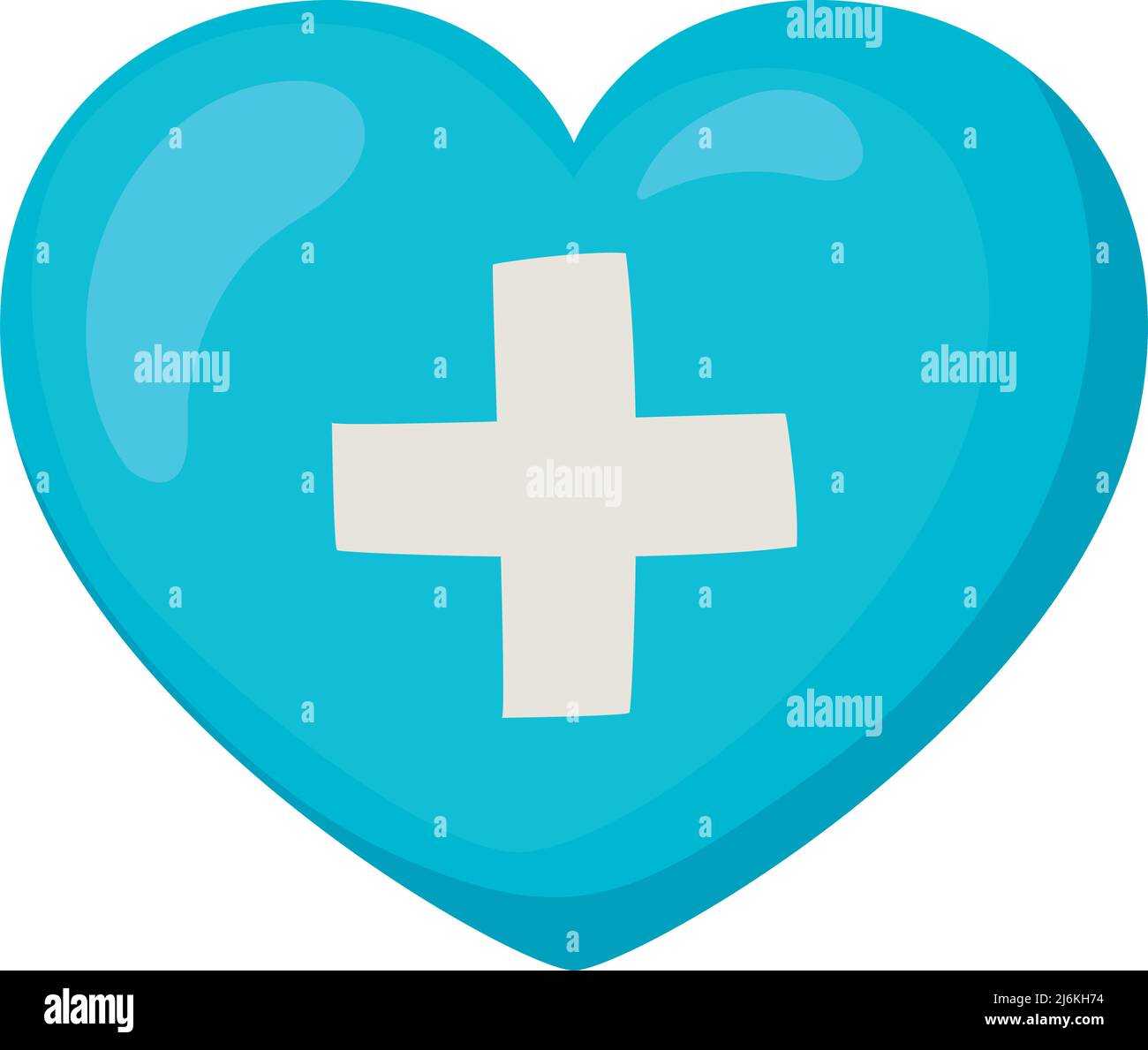blue medicine heart Stock Vector Image & Art - Alamy