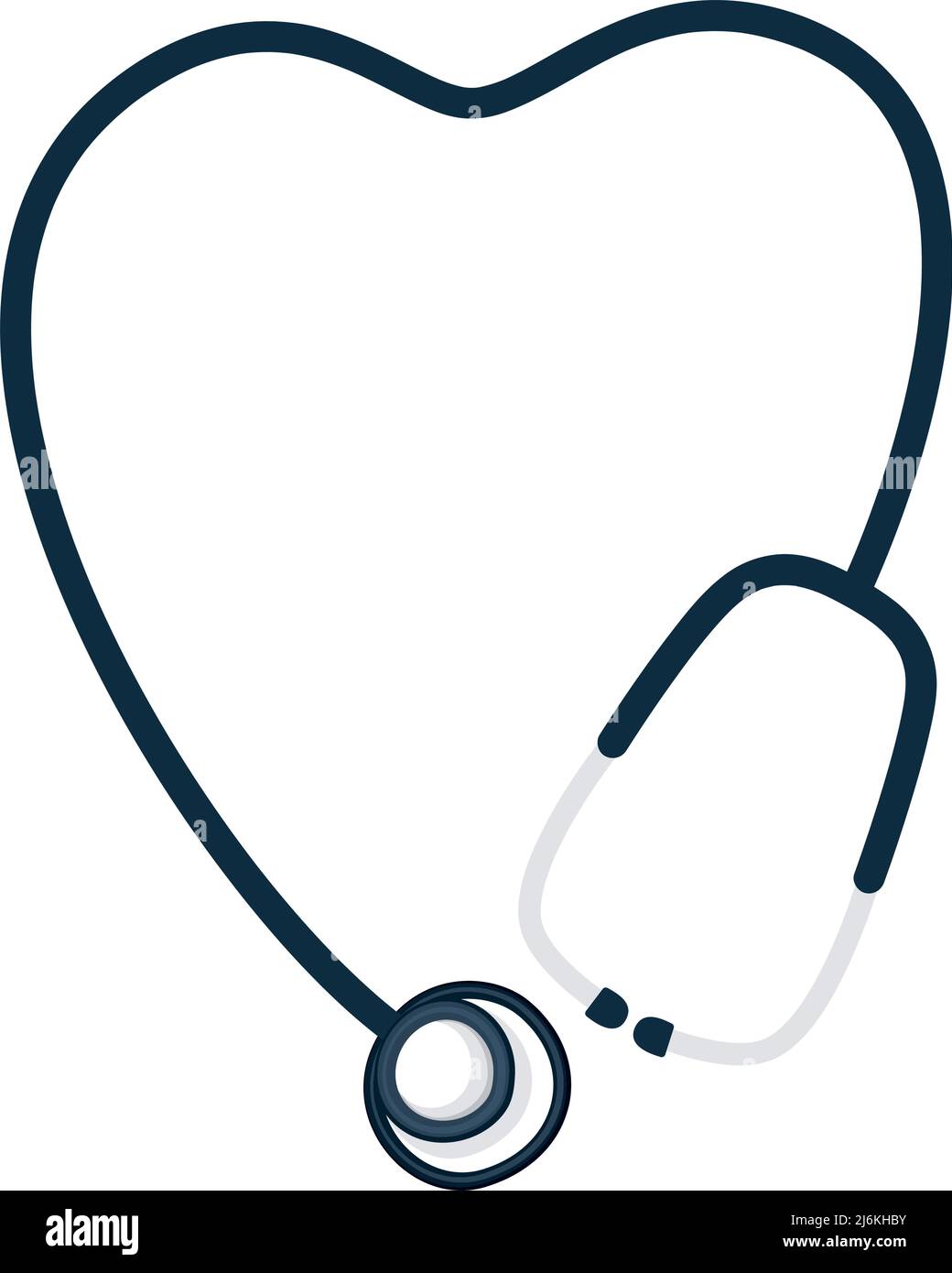 black stethoscope illustration Stock Vector Image & Art - Alamy
