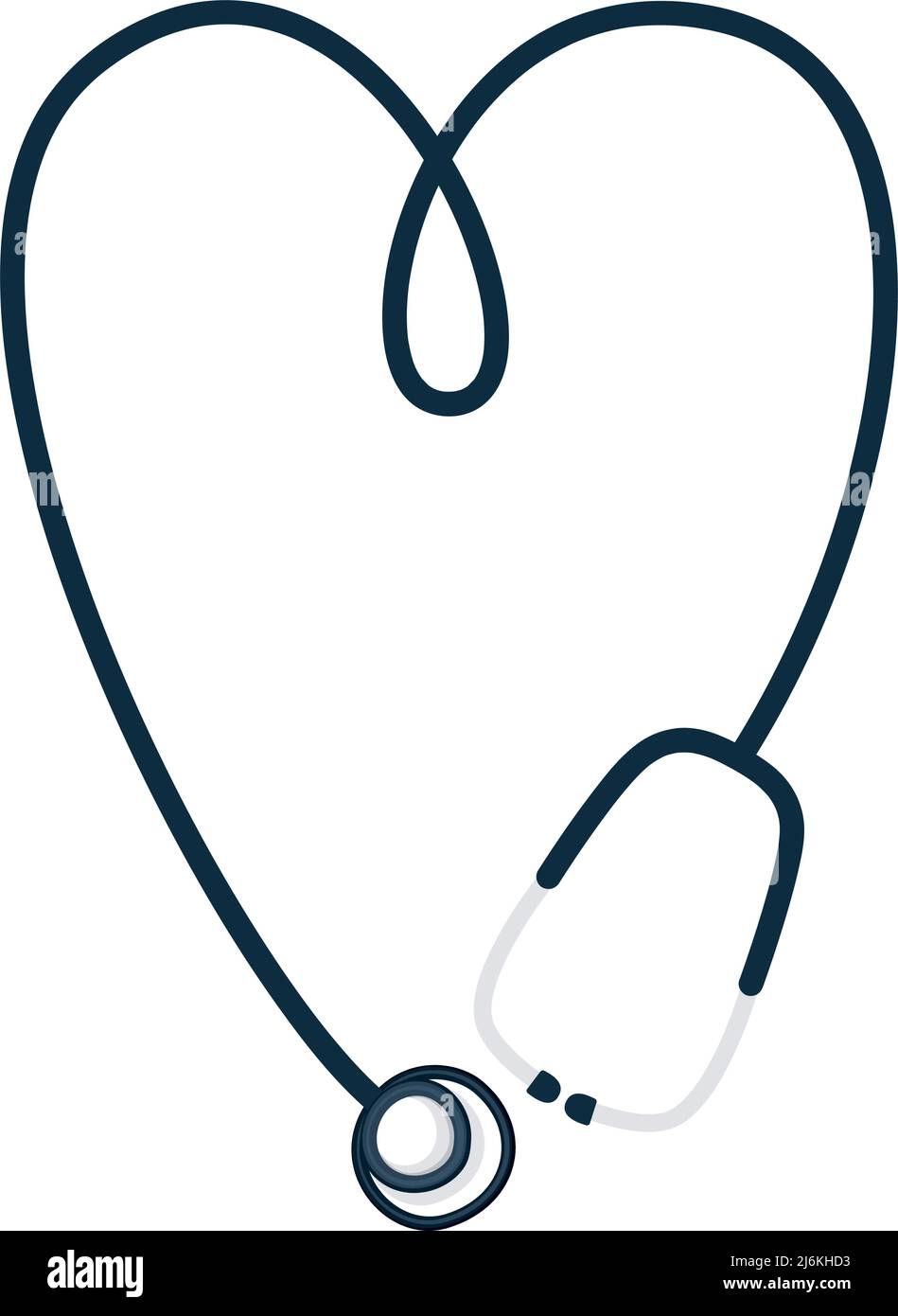 stethoscope in heart form Stock Vector Image & Art - Alamy