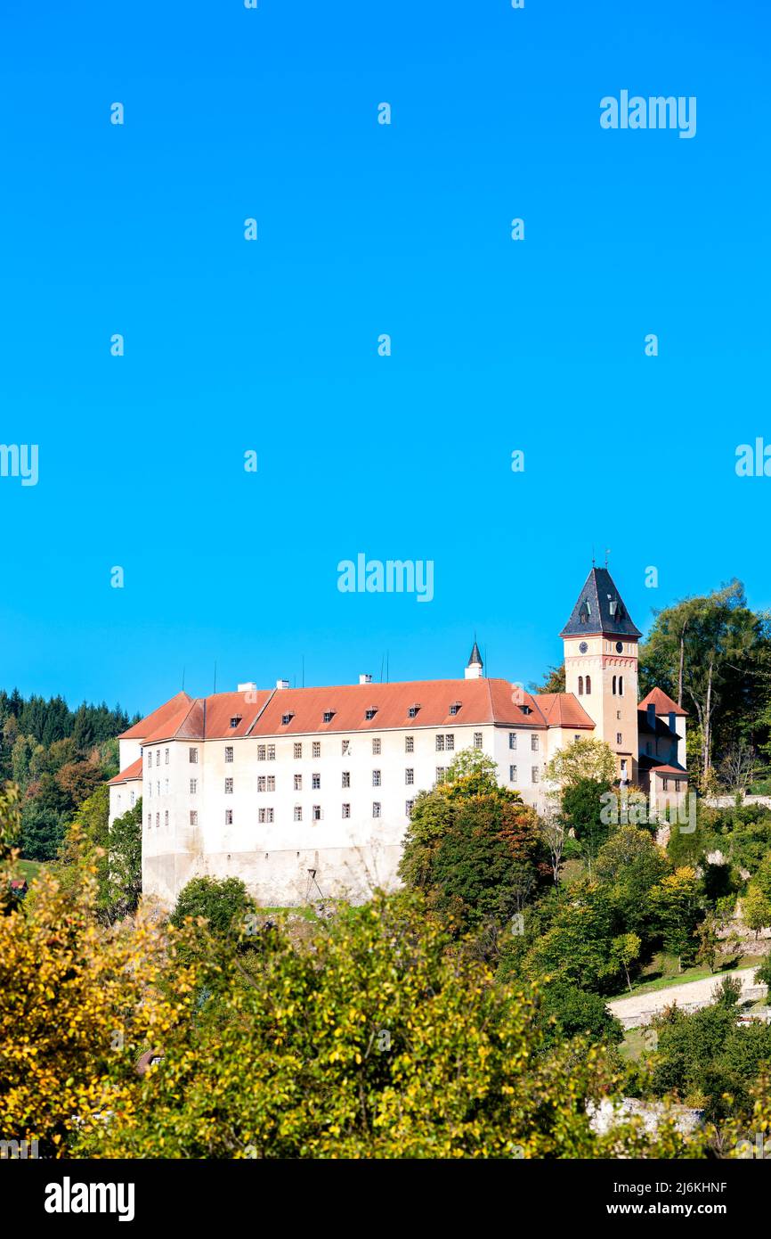 Vimperk castle, Czech Republic Stock Photo - Alamy
