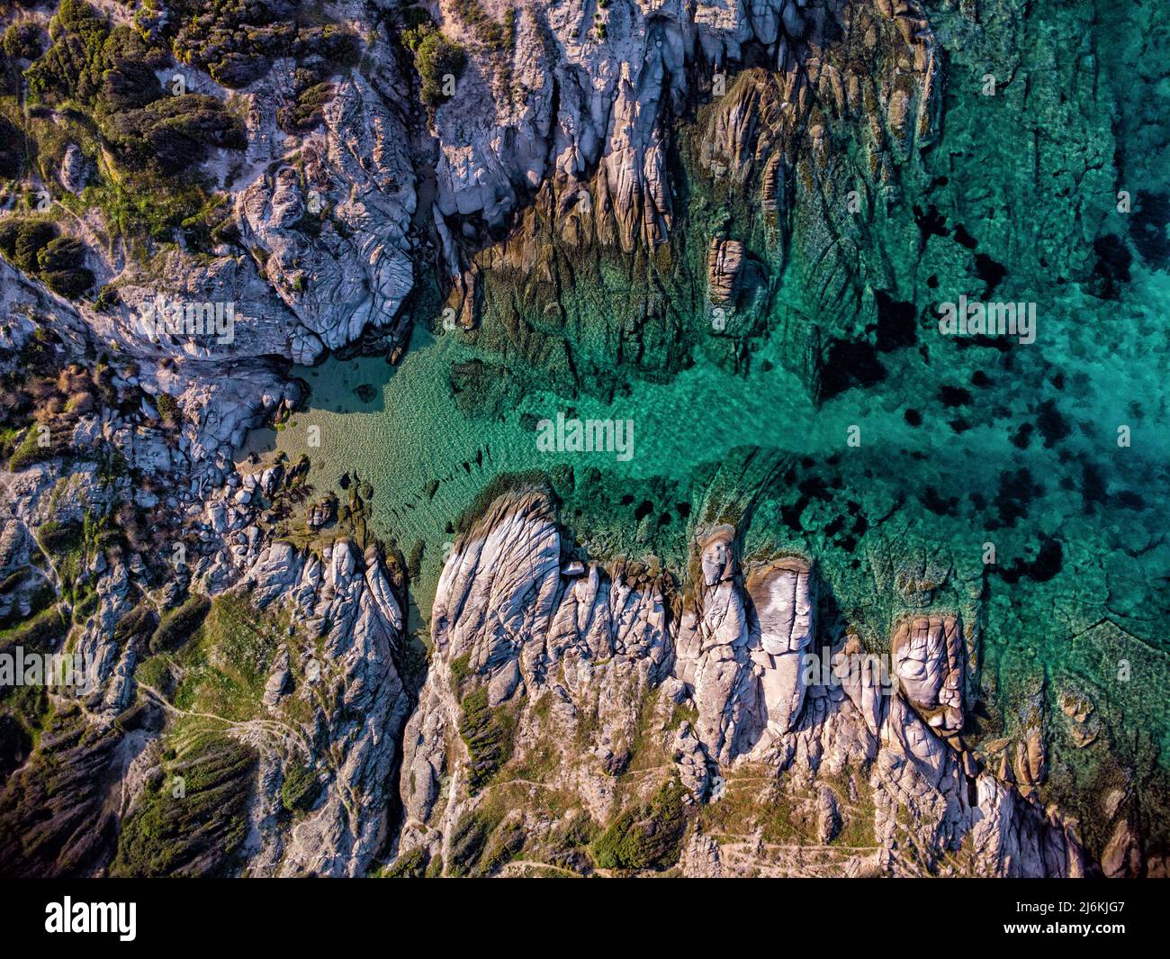 Aerial view of Tigania beach, Sithonia, Greece Stock Photo - Alamy