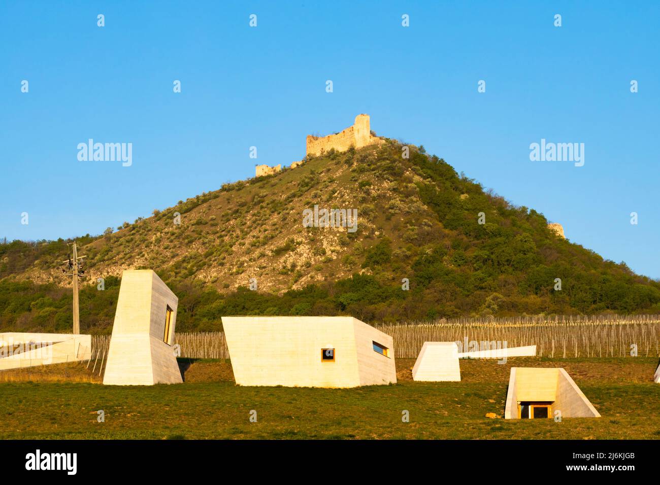 Archeopark Pavlov with Devicky ruins in Palava region, Southern Moravia ...