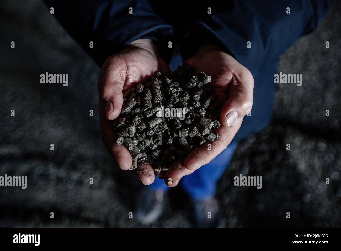 Biomass human waste pellets hi-res stock photography and images - Alamy