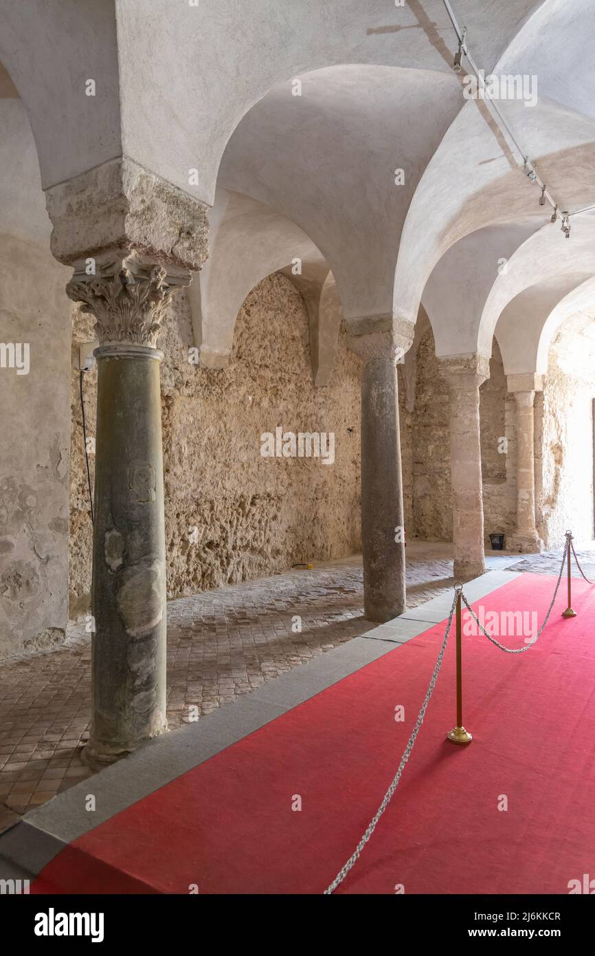 Santa Maria cathedral, Gerace in Calabria, Italy Stock Photo - Alamy