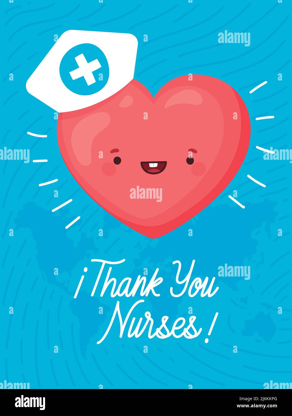 card of thank you nurses Stock Vector Image & Art - Alamy