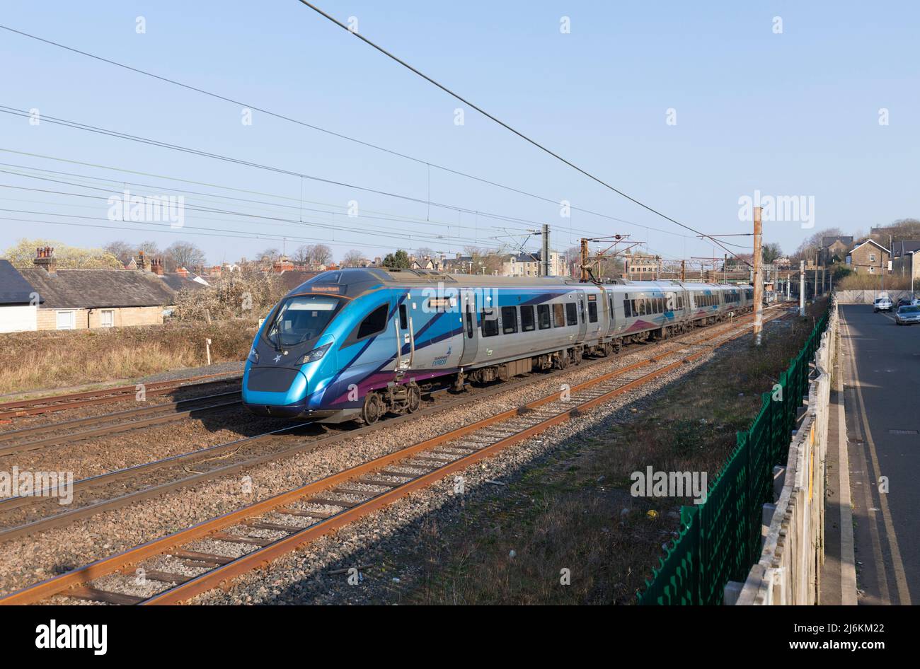 First Transpennine Express CAF class 397 electric express train on the ...