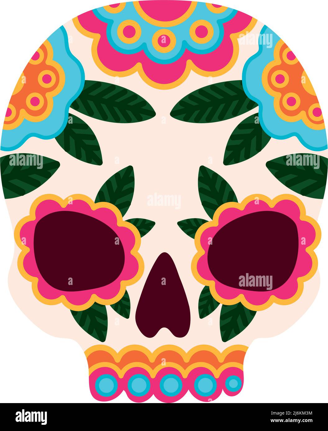 decorative skull design Stock Vector Image & Art - Alamy