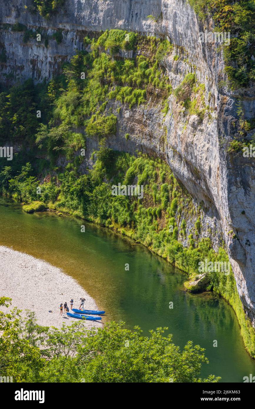 Gorges du Tarn, Occitania region, Aveyron department, France Stock ...