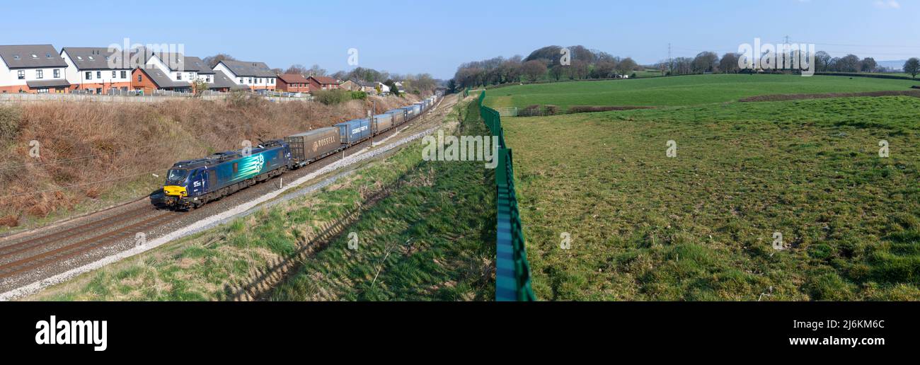 Direct Rail Services class 88 locomotive 88004 on the west coast ...