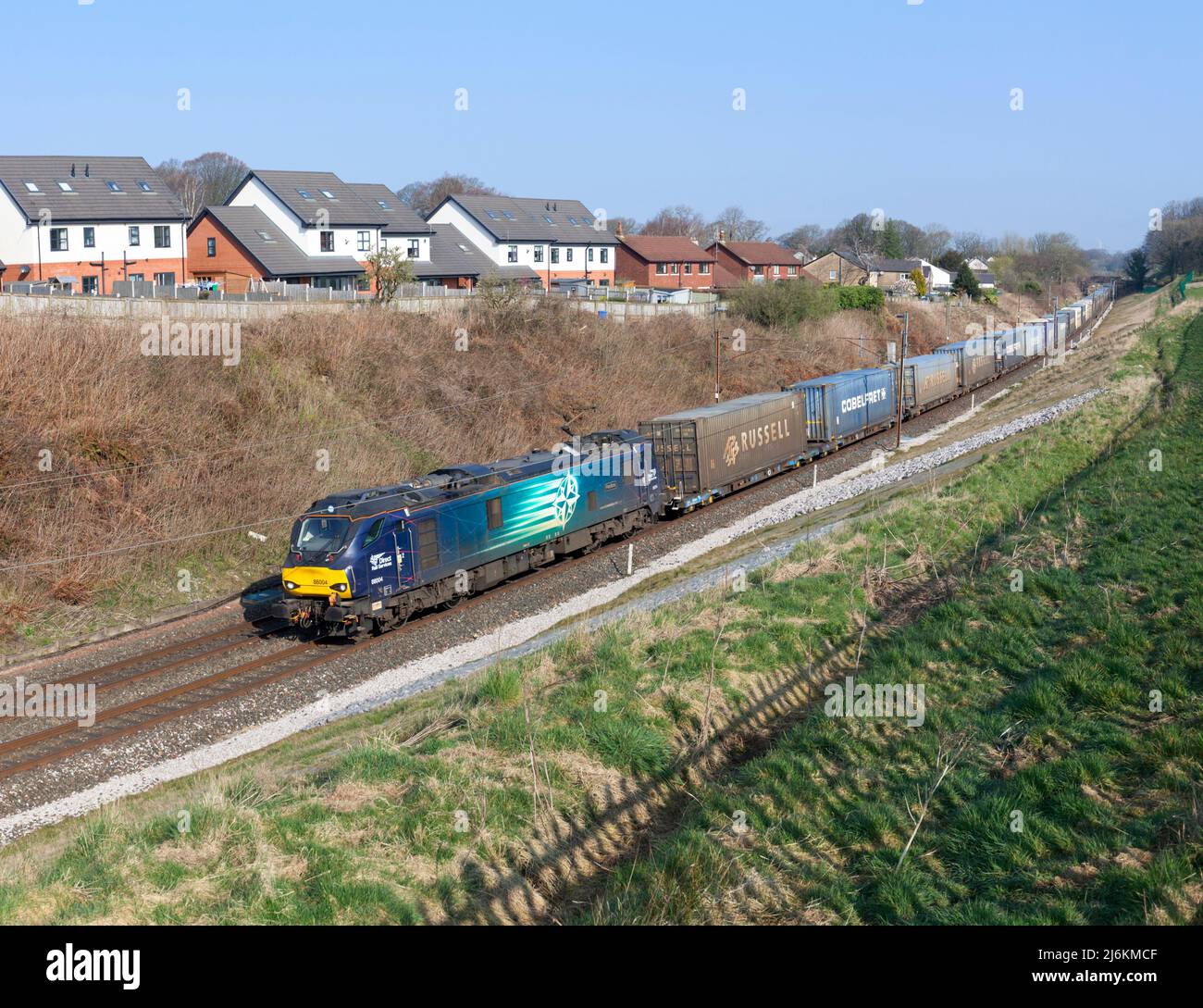 Direct Rail Services class 88 locomotive 88004 on the west coast ...