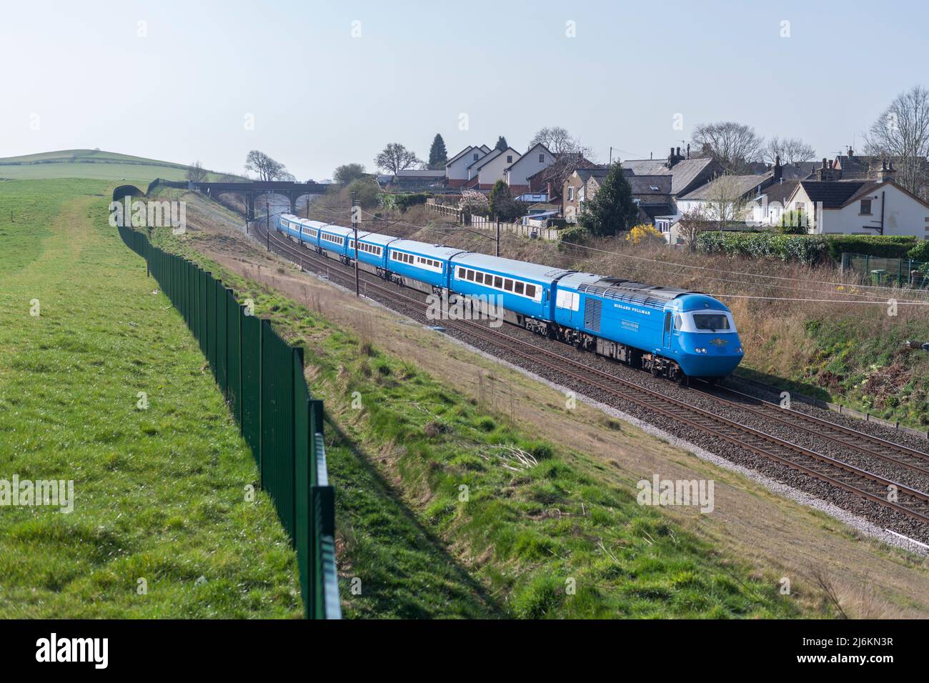 The Locomotive Services Blue Pullman luxury dining train on the west ...