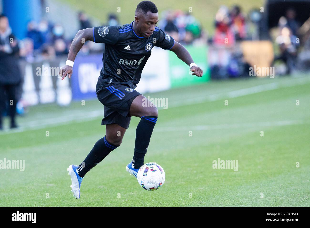 April 30, 2022: CF Montreal defender Zachary Brault-Guillard (15) runs ...