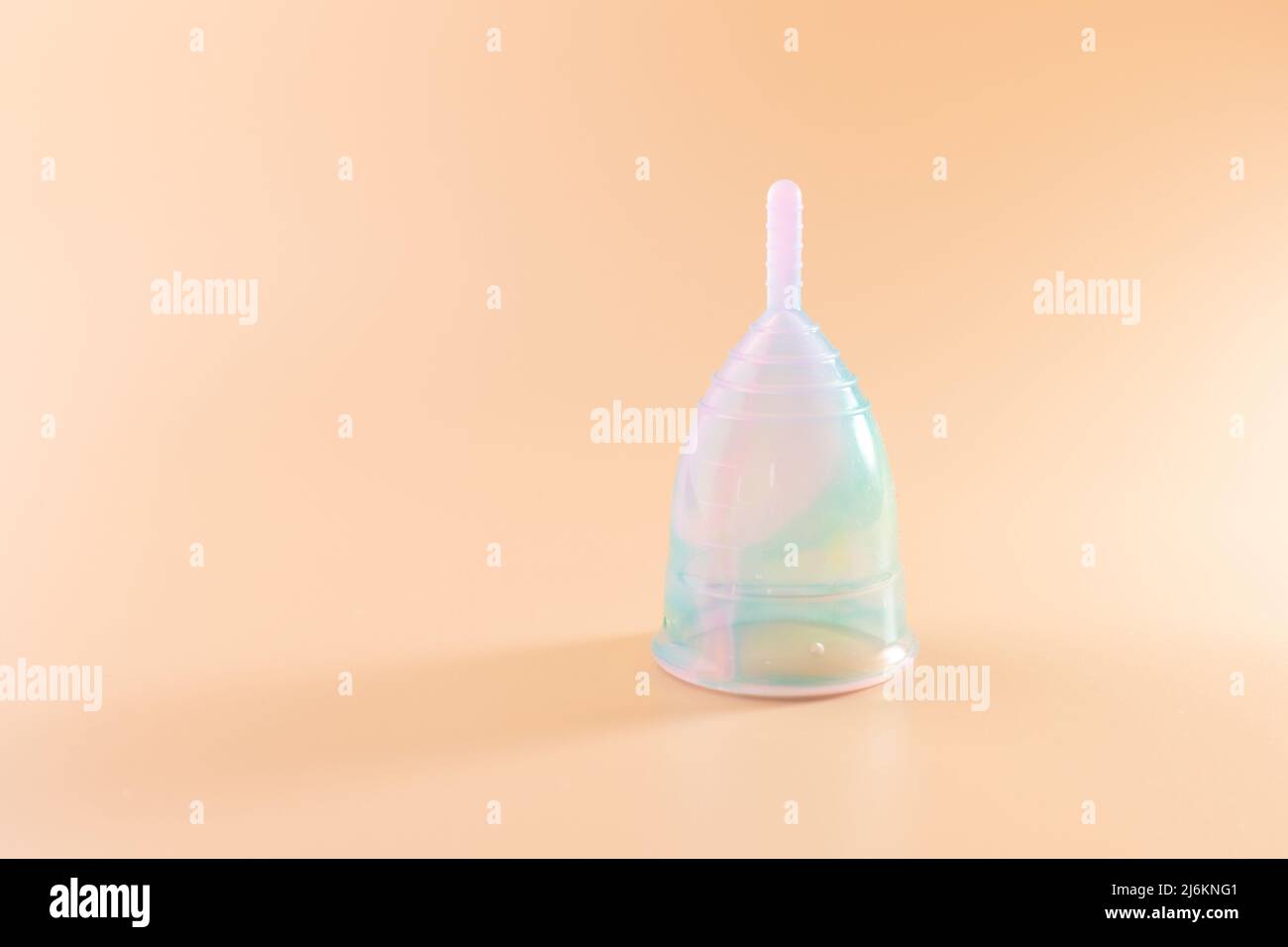 menstrual collector, rainbow colors, women hygienic period cup Stock ...